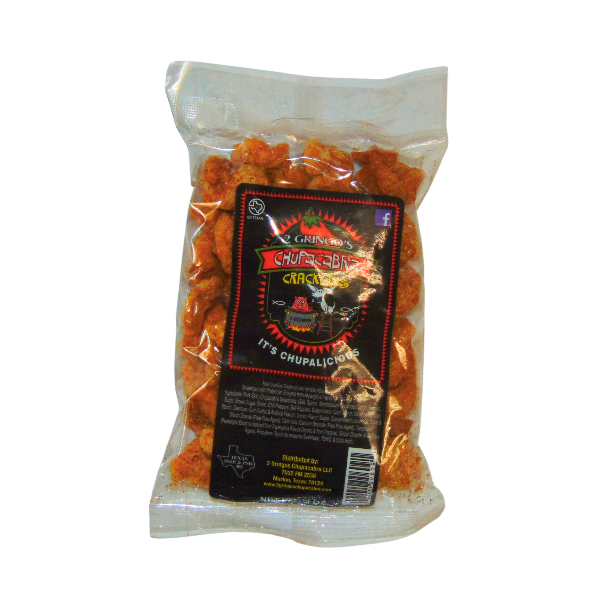 2 Gringos Chupacabra Chicharrónes - 2 oz – Verde Drop