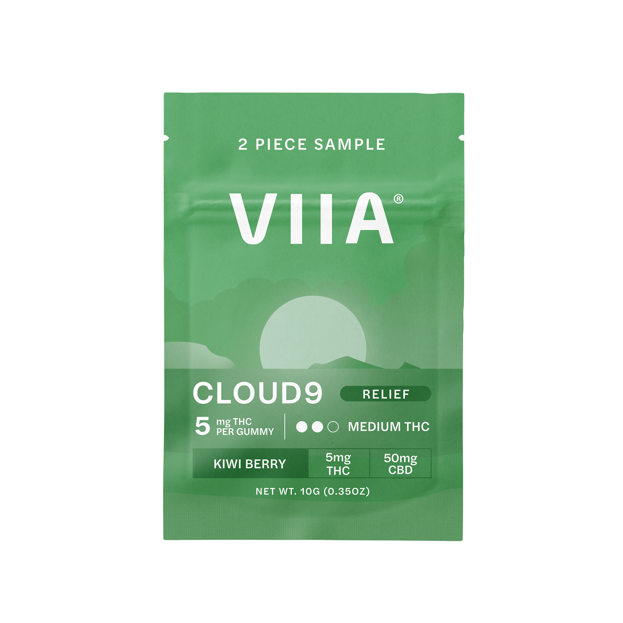 Cloud 9 Relief Gummies 5mg THC Sample – Verde Drop